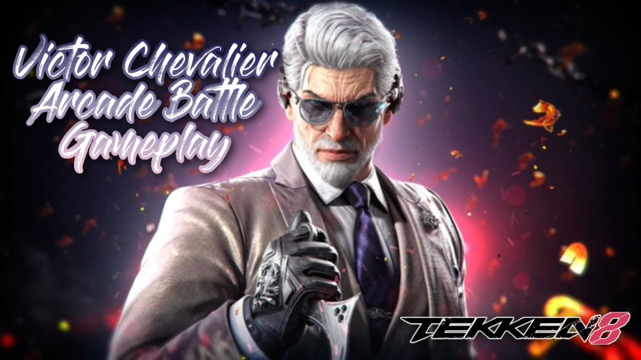 Tekken 8: Victor Chevalier Arcade Battle Gameplay - YouTube