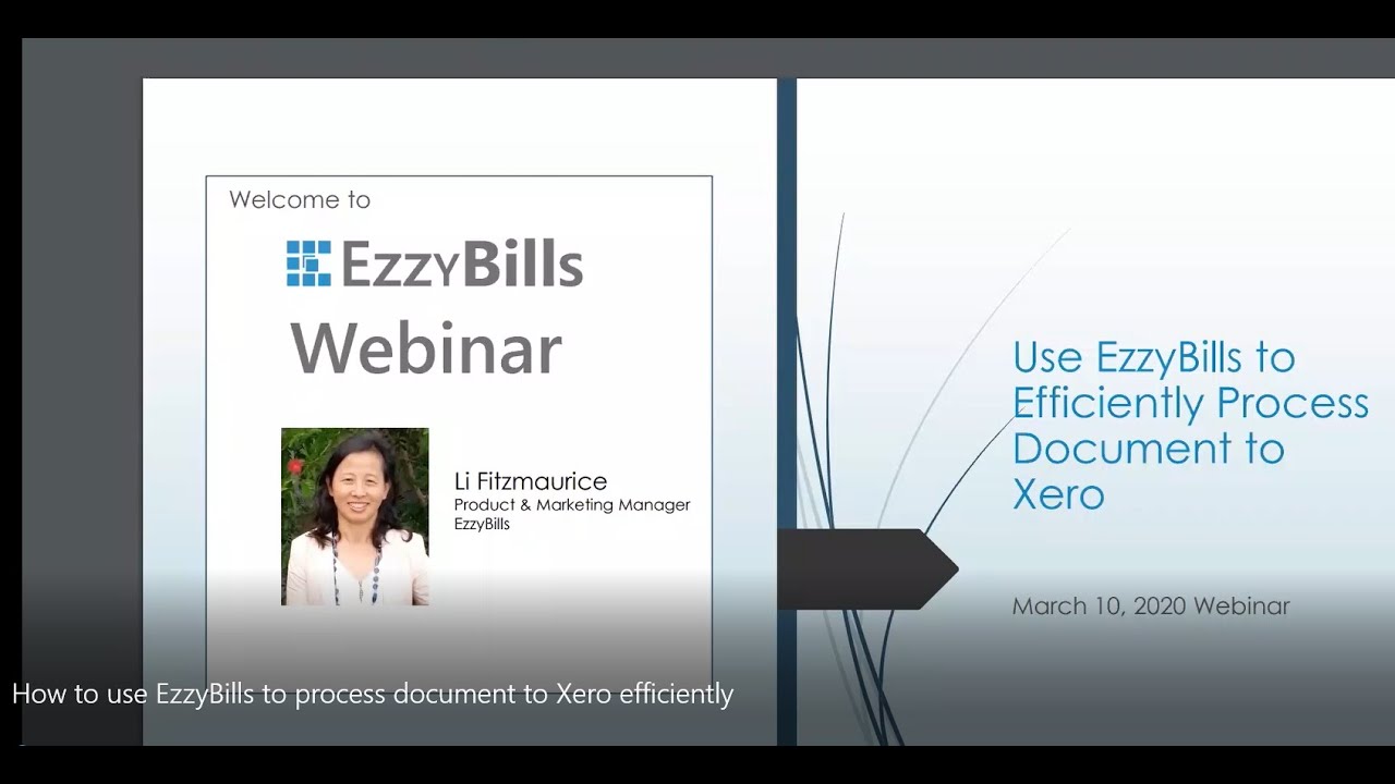 How to use EzzyBills to process bills & sale invoices to Xero efficiently - YouTube