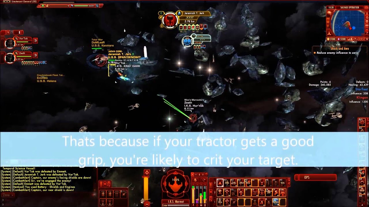 Star Trek Online Space PVP, Fleet Qin Heavy Raptor and Norgh Bird of ...