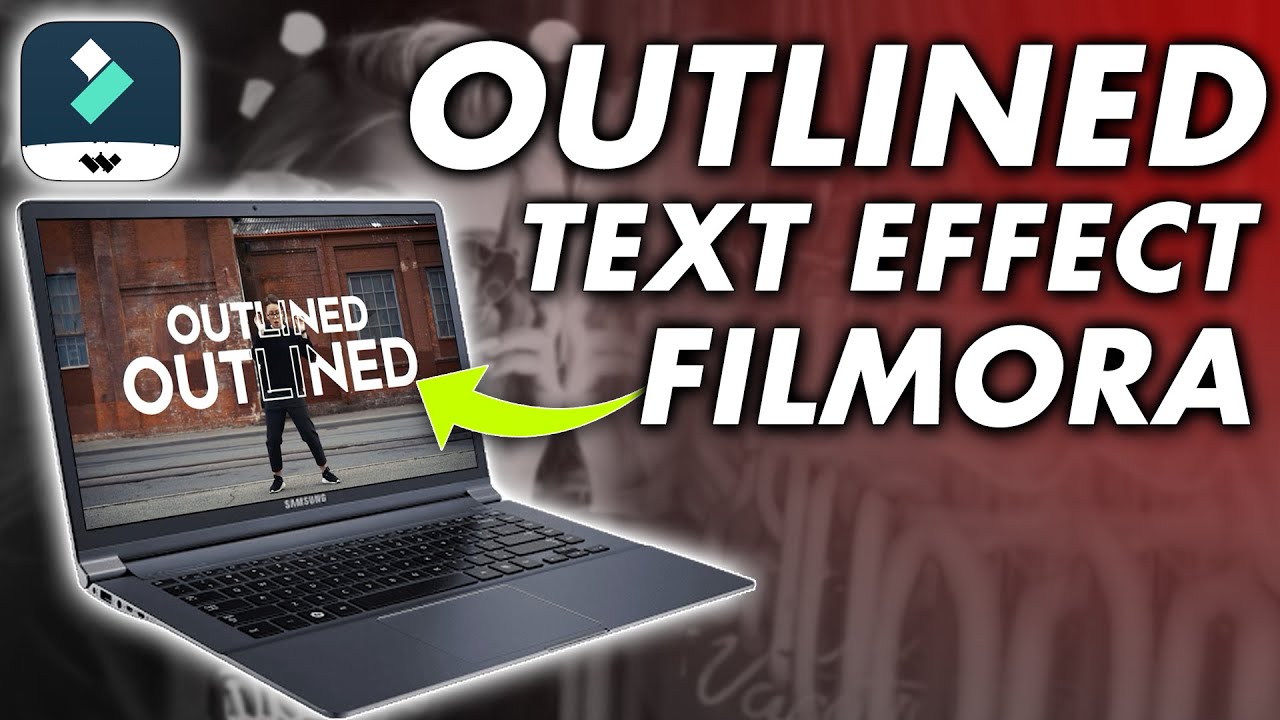 FILMORA 12 | HOW TO MAKE CREATIVE OUTLINED TEXT EFFECT TUTORIAL [HINDI ...