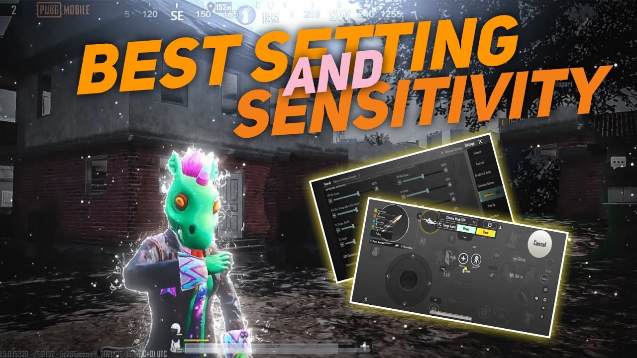 New Best Setting 🔥 | Pro Setting And Sensitivity Zero recoil | PUBG ...