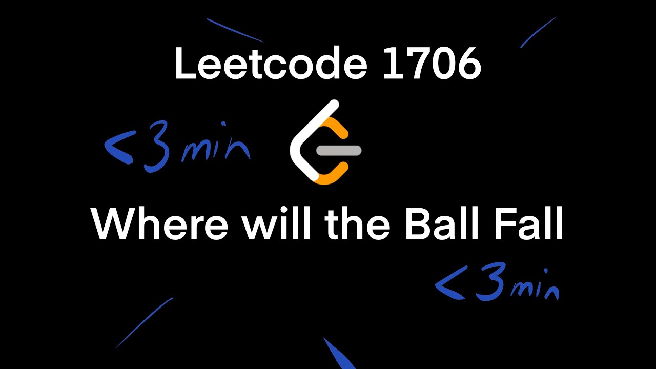 Leetcode 1706 Where Will The Ball Fall Python Coding Interview Prep Youtube 4526