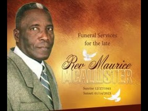 Celebrating the Life and Legacy of Rev. Maurice McAllister - YouTube