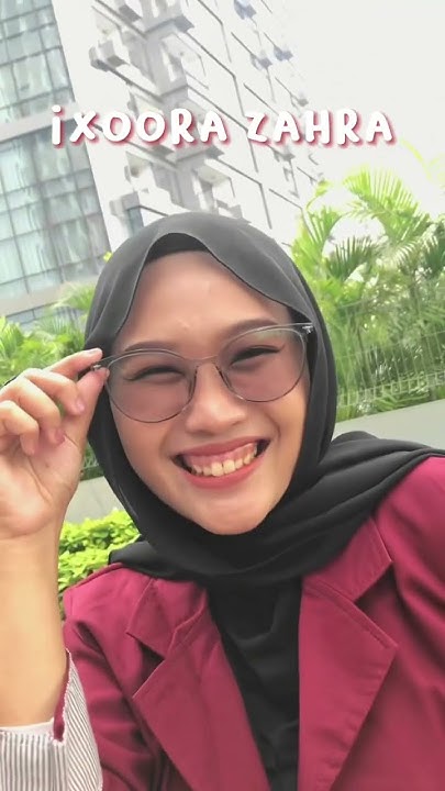Kacamata Bergagang Pegas Ada Ixoora Zahra - YouTube