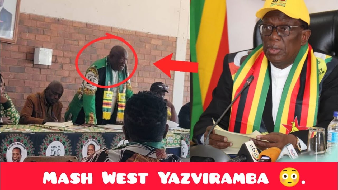 Watch Live : Mash West Yavhundutsa President Hona 😳 - YouTube
