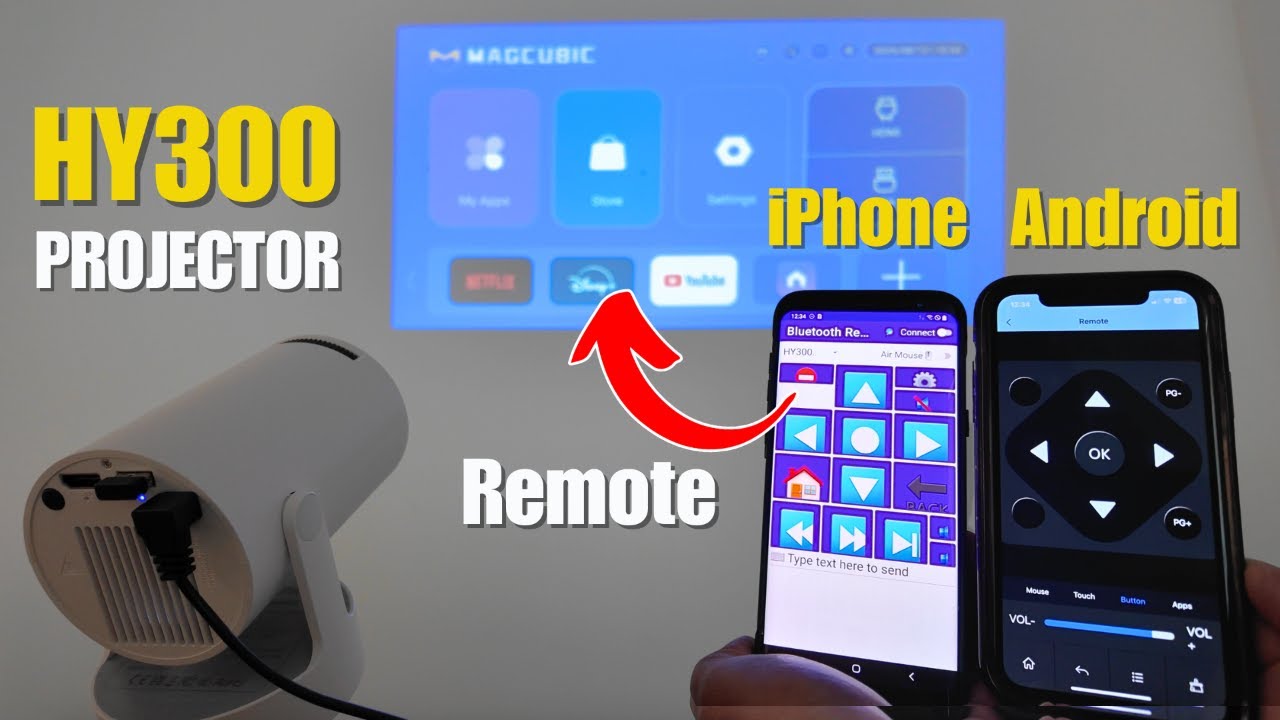 How to use your phone as a projector remote control (Android & iPhone ...