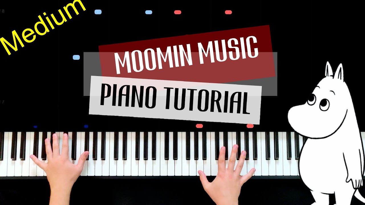 Moomin Music Piano Tutorial (2) + Sheets - YouTube