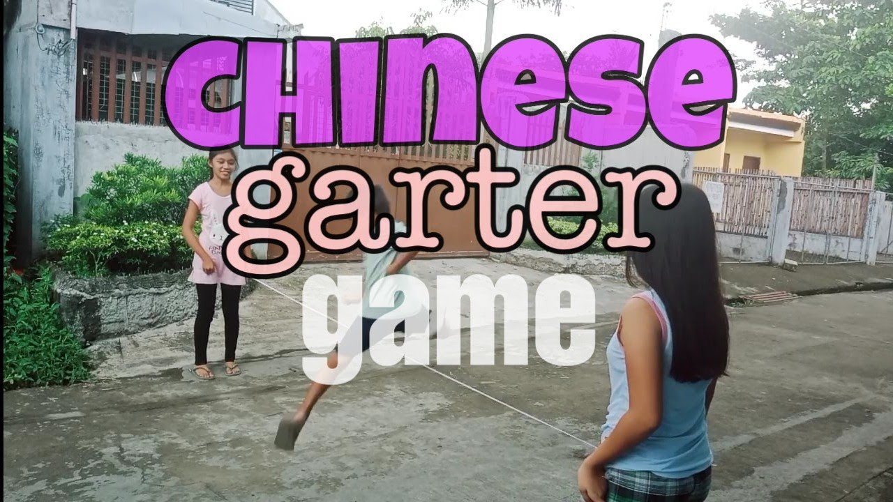 Chinese Garter game of my nieces and nephews - YouTube