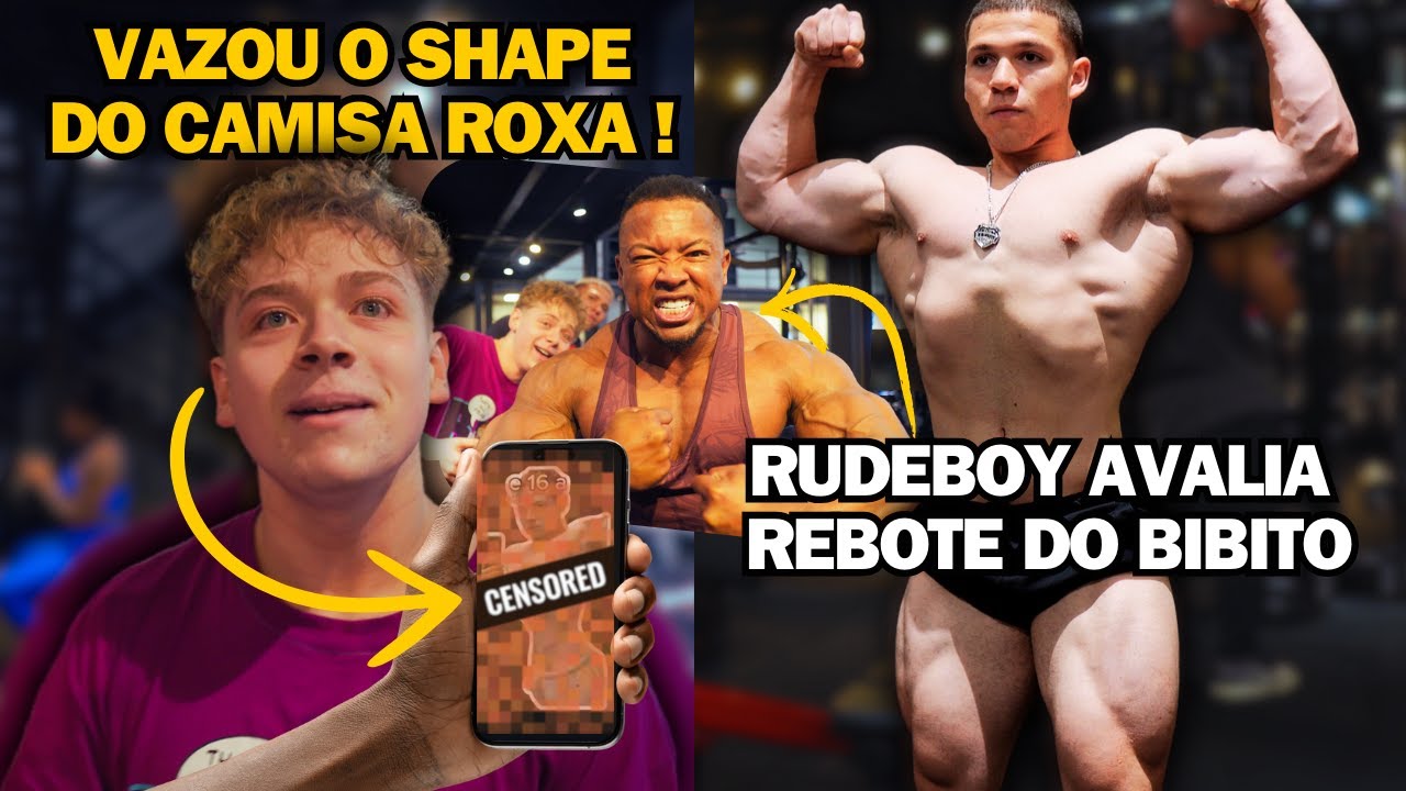 FINALMENTE VI O SHAPE DO CAMISA ROXA, BIBITO ESTA GIGANTE APOS ...
