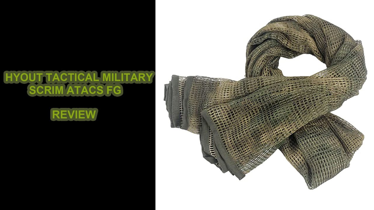 HYOUT "ACM" ATACS FG Scrim (Sniper Veil), Review. - YouTube