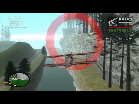 GTA San Andreas - Walkthrough - Air Race - Barnstorming (HD)