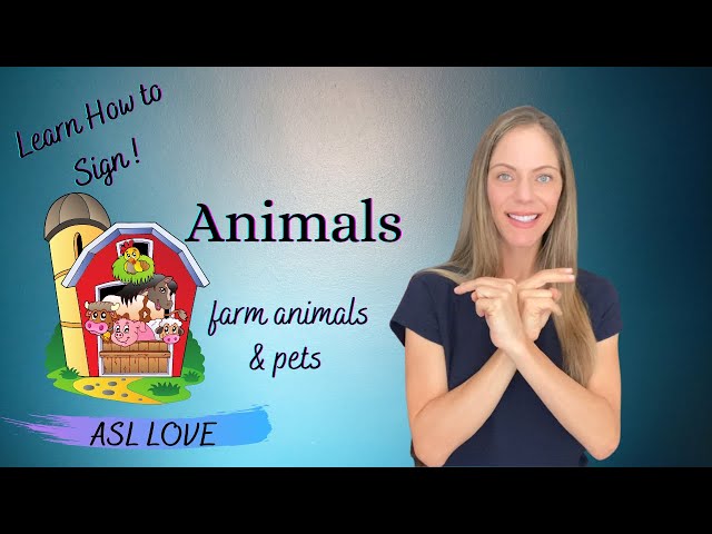 I Love Animals Sign