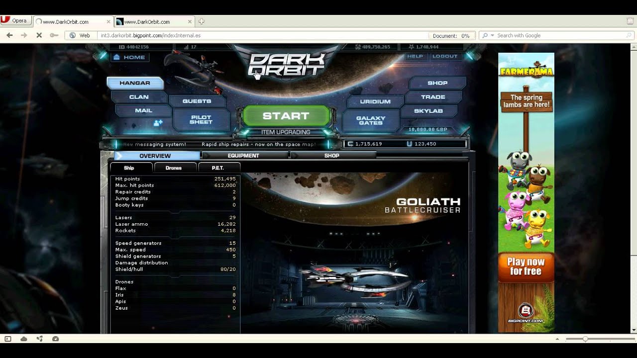 darkorbit bug - YouTube