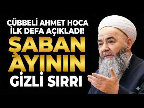 Cübbeli Ahmet Hoca Şaban Ayı vaazı.