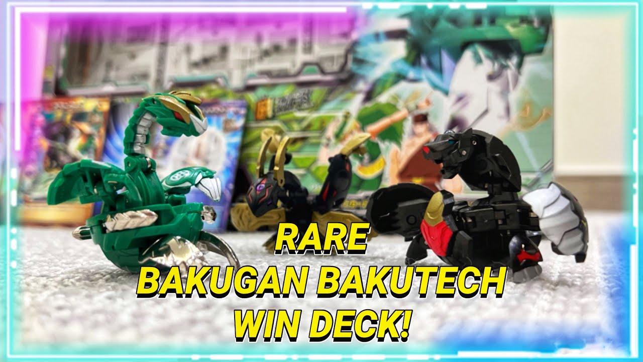 RARE BAKUGAN BAKUTECH WIN DECK REVIEW! - YouTube