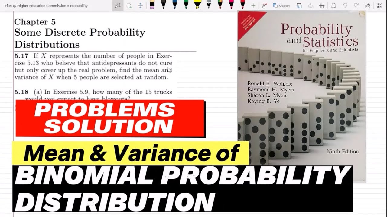 Problem 5.17, 5.18: Binomial Distribution | Exercise Solution of ...