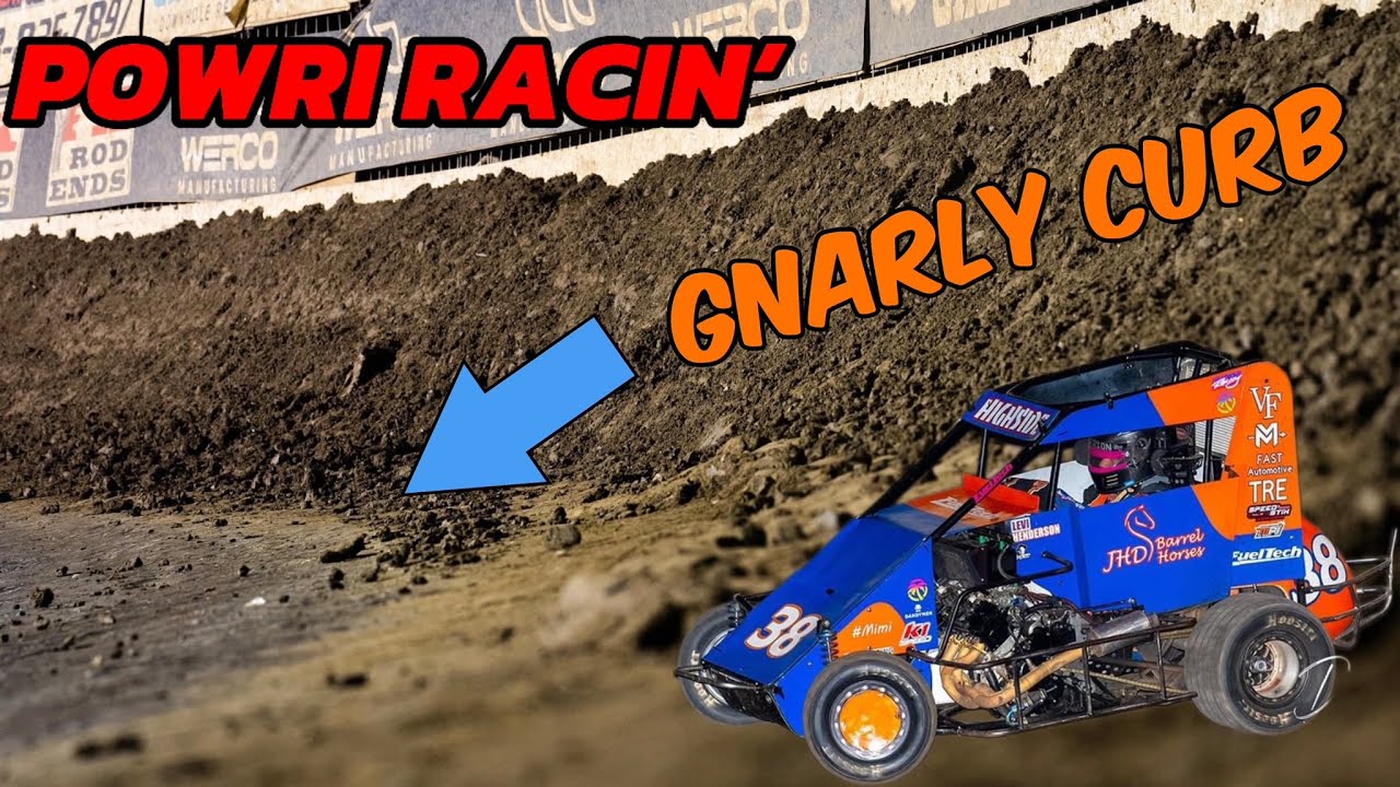 THAT CURB IS 6 FEET TALL! (Insane Racing with POWRI at Port City ...