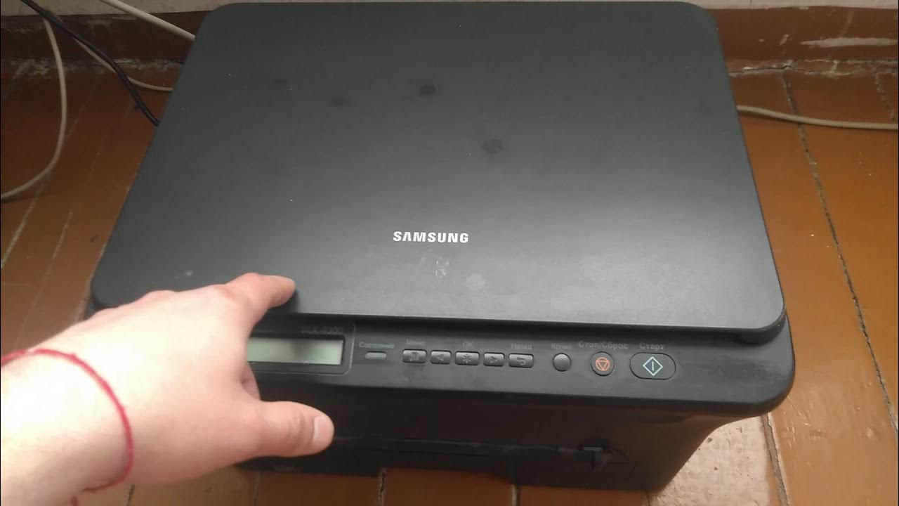 Обзор , отзыв Сканер принтер Samsung SCX 4300 - YouTube