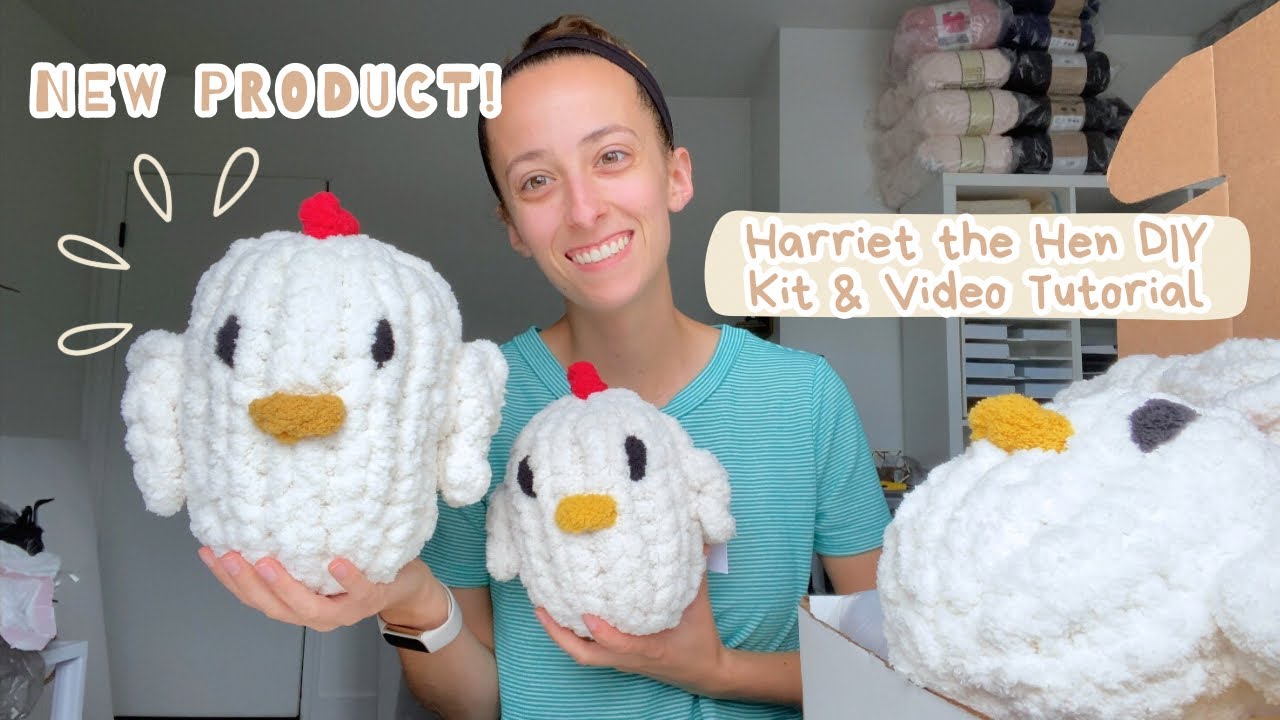 ANOTHER NEW PRODUCT!? HARRIET THE HEN DIY KIT AND VIDEO TUTORIAL! - YouTube