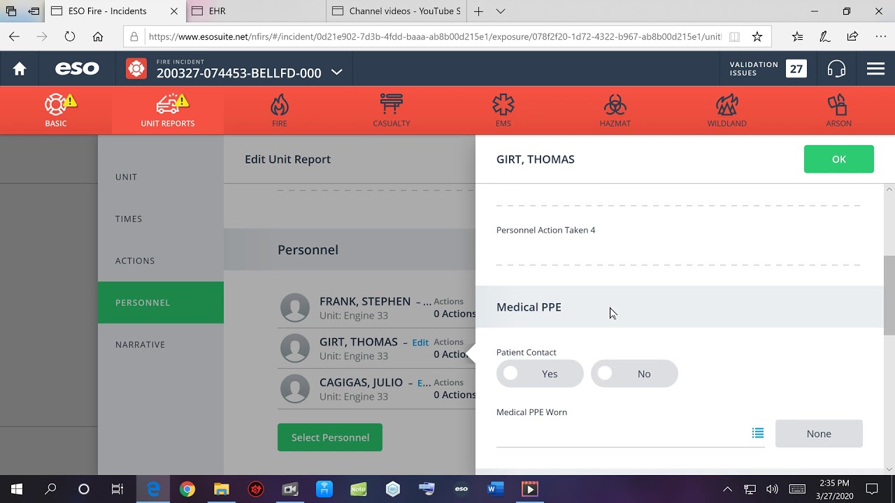 ESO Fire PPE Documentation - YouTube