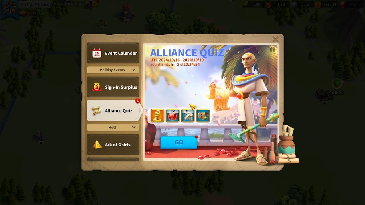Rise of Kingdoms | Alliance Quiz Event - How to complete Quiz Event ROK ...