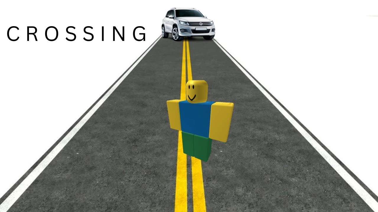 How to cross the street in Roblox - YouTube