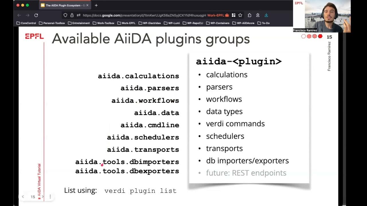 AiiDA tutorial 2022 - The plugin ecosystem - YouTube