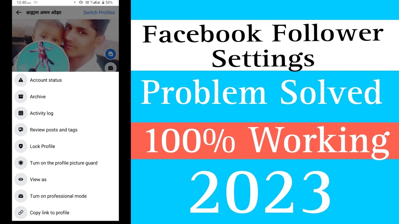Facebook Follower Settings Problem // How To Solve Facebook Follower Settings Problem - YouTube