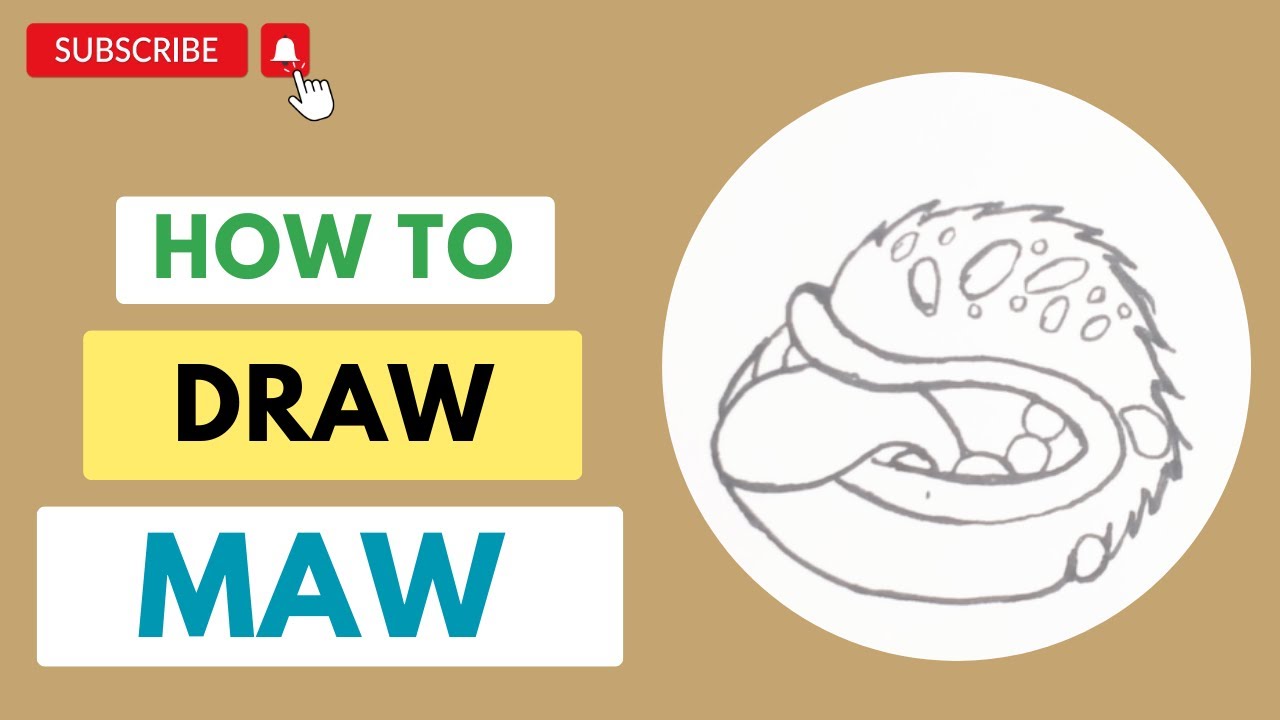 HOW TO DRAW MAW - IMAGINATIVE CHARACTER DESIGN - YouTube