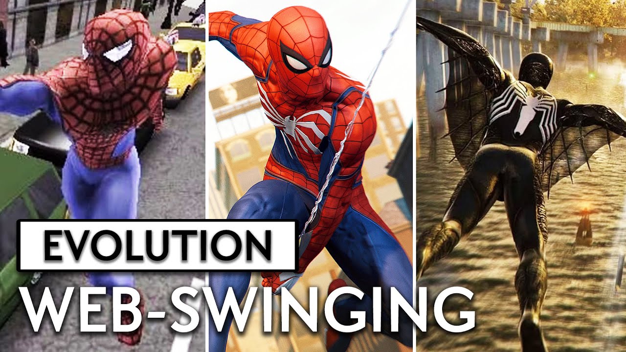 Evolution of Web Swinging in Spider-Man Games! (2000-2023) - YouTube