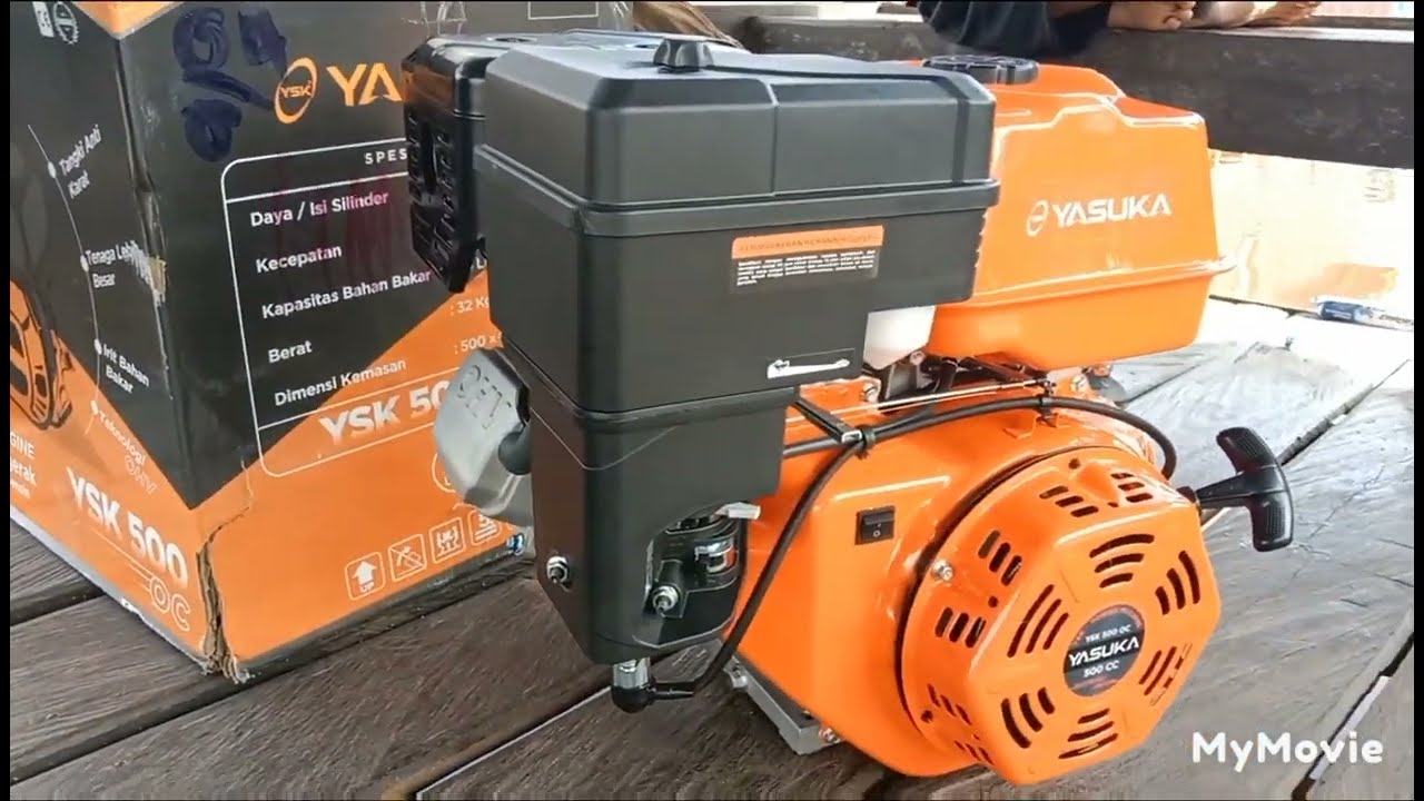 unboxing mesin katinting, yasuka 500 cc torbo, terbaru - YouTube