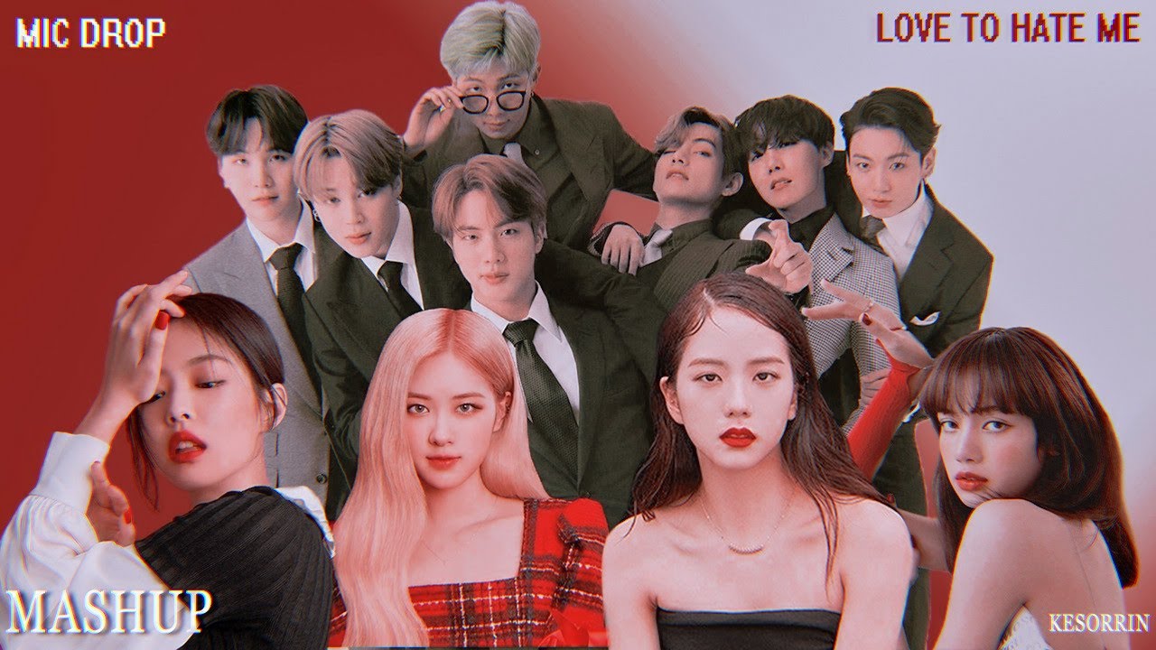 BTS x BLACKPINK - MIC DROP x LOVE TO HATE ME (mashup) - YouTube