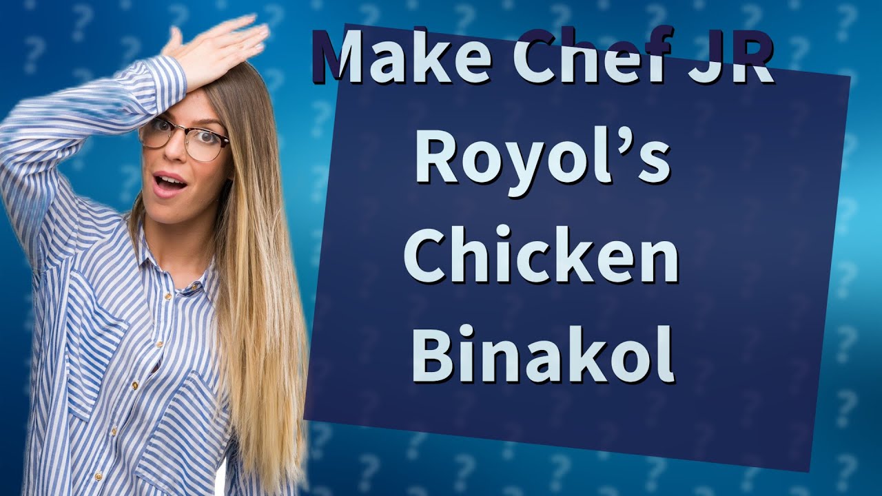How Can I Make Chef JR Royol’s Authentic Chicken Binakol? - YouTube