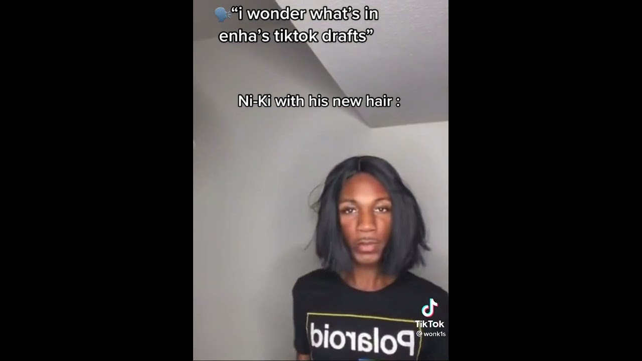 ENHYPEN'S NIKI with his long hair: | YouTube Shorts #enhypen #niki # ...