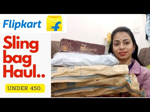 Flipkart/Flipkart slingbag haul/Flipkart sling bag under 450/ Sling bag ...