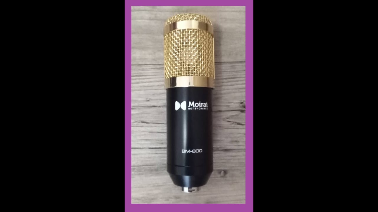 Unboxing The MOIRAI condenser mic set - YouTube