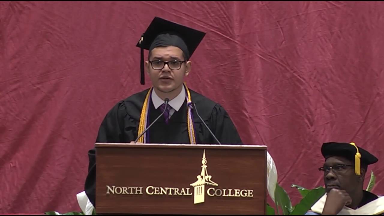 North Central College 2016 Commencement - Student Speaker - YouTube