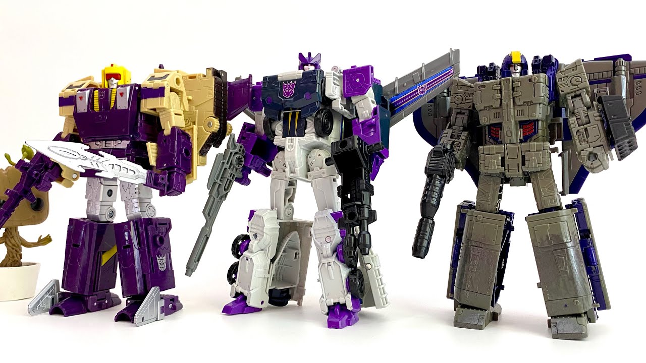 Transformers Triple Threat - Decepticons Triple Changer Trio - YouTube