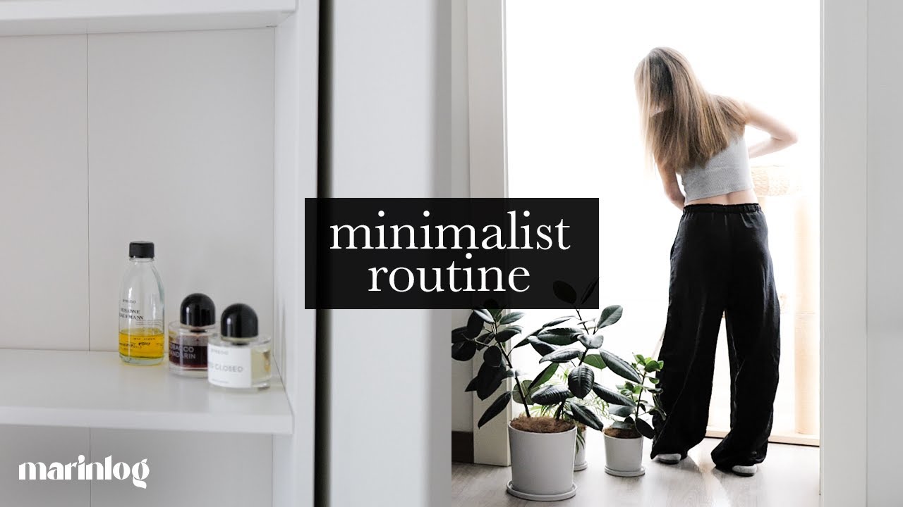 Minimalist routine | Silent vlog - YouTube