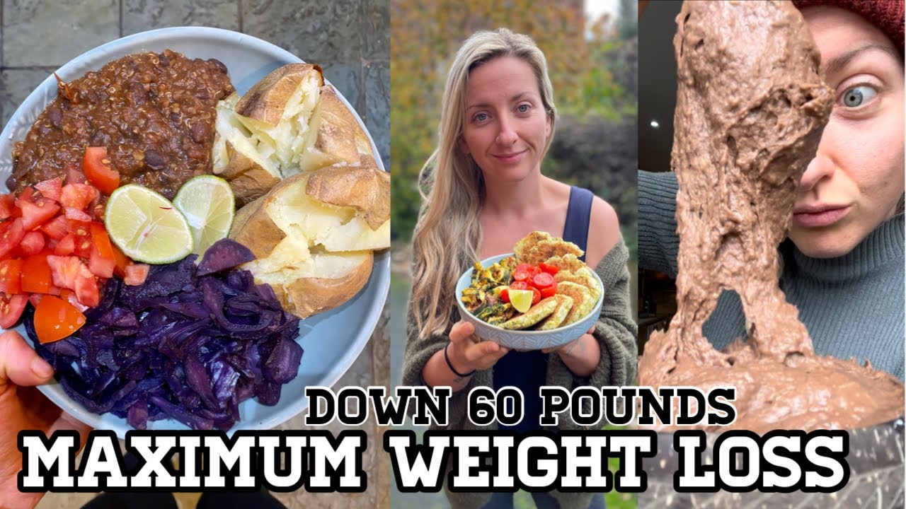 WHAT I EAT IN A DAY | Down 60 Pounds | Starch Solution - YouTube