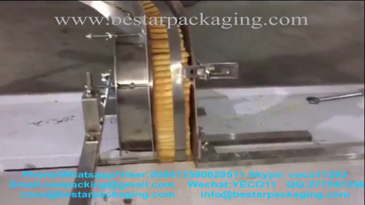 High speed cracker biscuits flow pack packing machine with Automatic ...