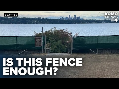 Neighbors and park-goers clash over effectiveness of new fence at Denny Blaine Park