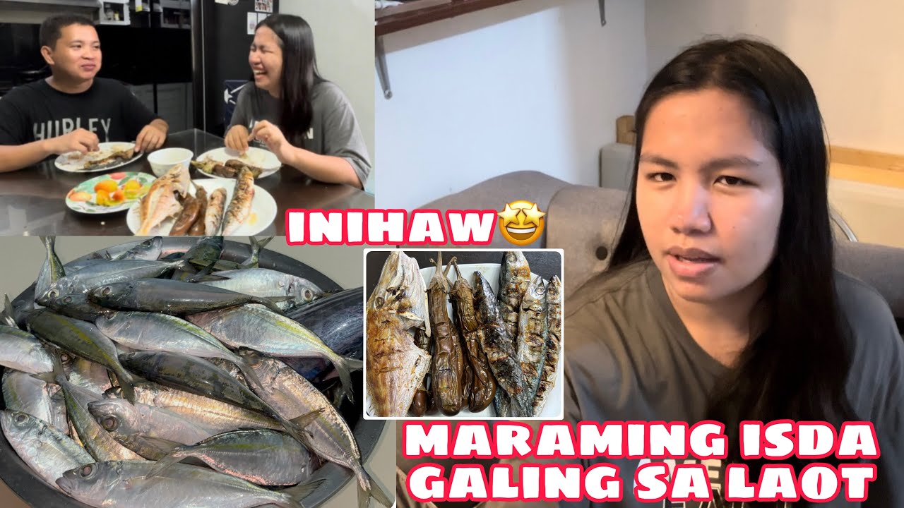 MARAMING ISDA BIGAY NI TITO RJ GALING SA LAOT | INIHAW NA GALUNGGONG AT ...