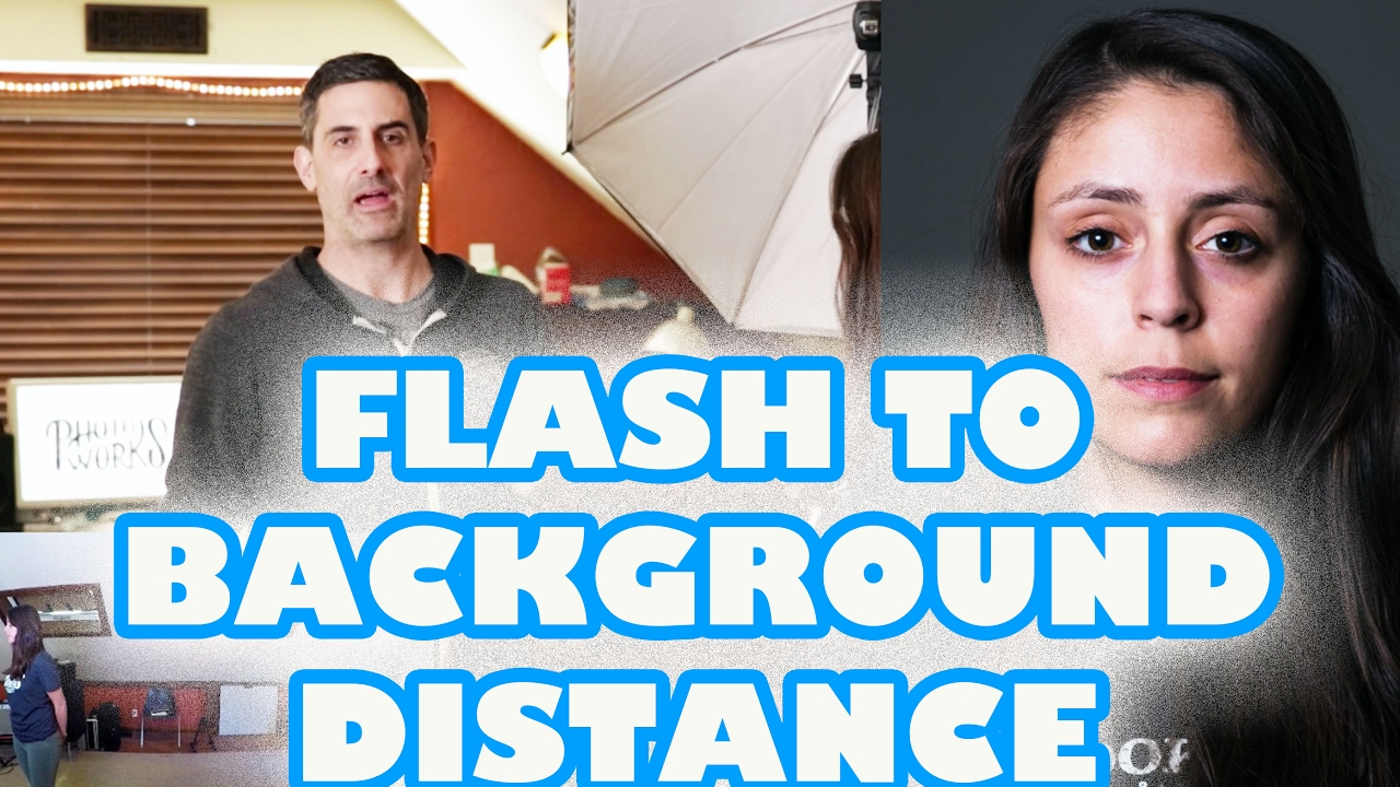 Photography Lighting Flash Basics: Subject to Background Distance - YouTube