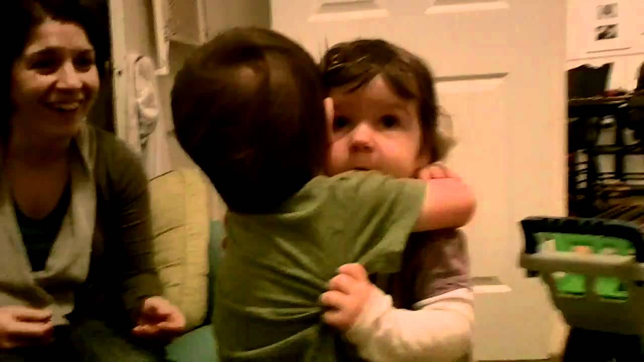Riley Hugs Lucy - YouTube