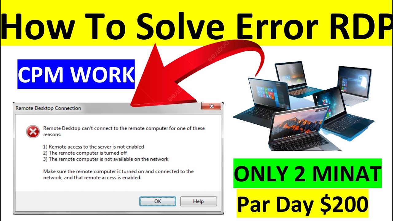 RDP connect in computer || Remote Desktop Connection || how to connect ...