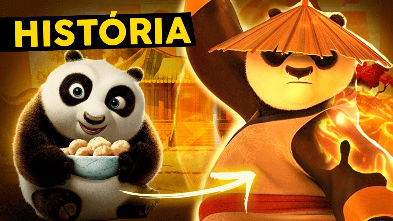 História COMPLETA || Kung Fu Panda - Resumo dos 3 Filmes - YouTube