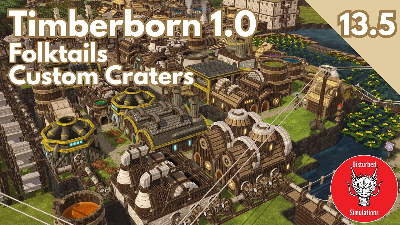 TIMBERBORN 1.0 | Episode 13.5 | Custom craters map - YouTube