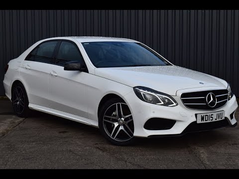 WD15JVU Mercedes-Benz E Class E220 AMG Night ED Bluetec 4dr - YouTube