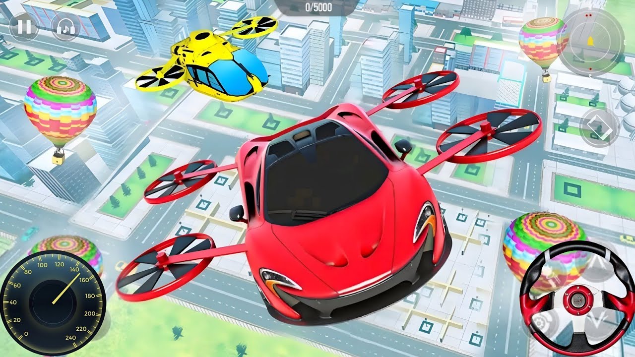 Epic Car Flying and Shooting Game! 🚗💥Flying Cars and Explosive Action ...